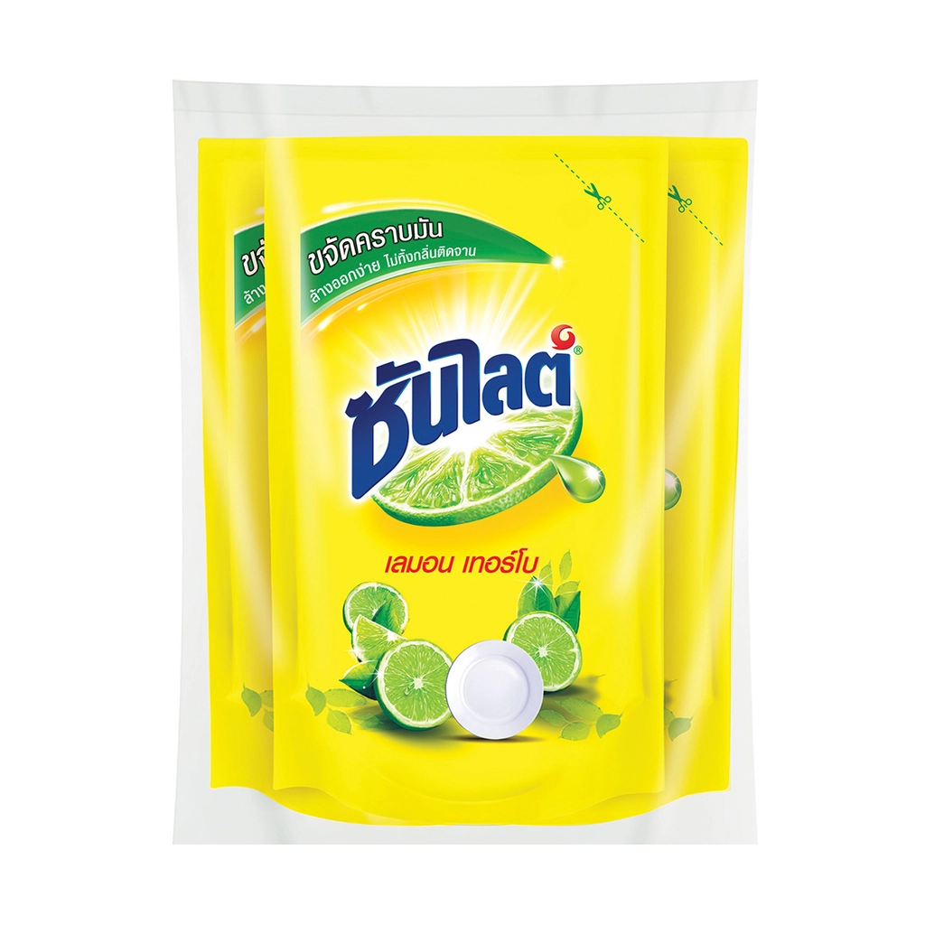 Sunlight Lemon Turbo Dish Wash 500ML. Pack 3