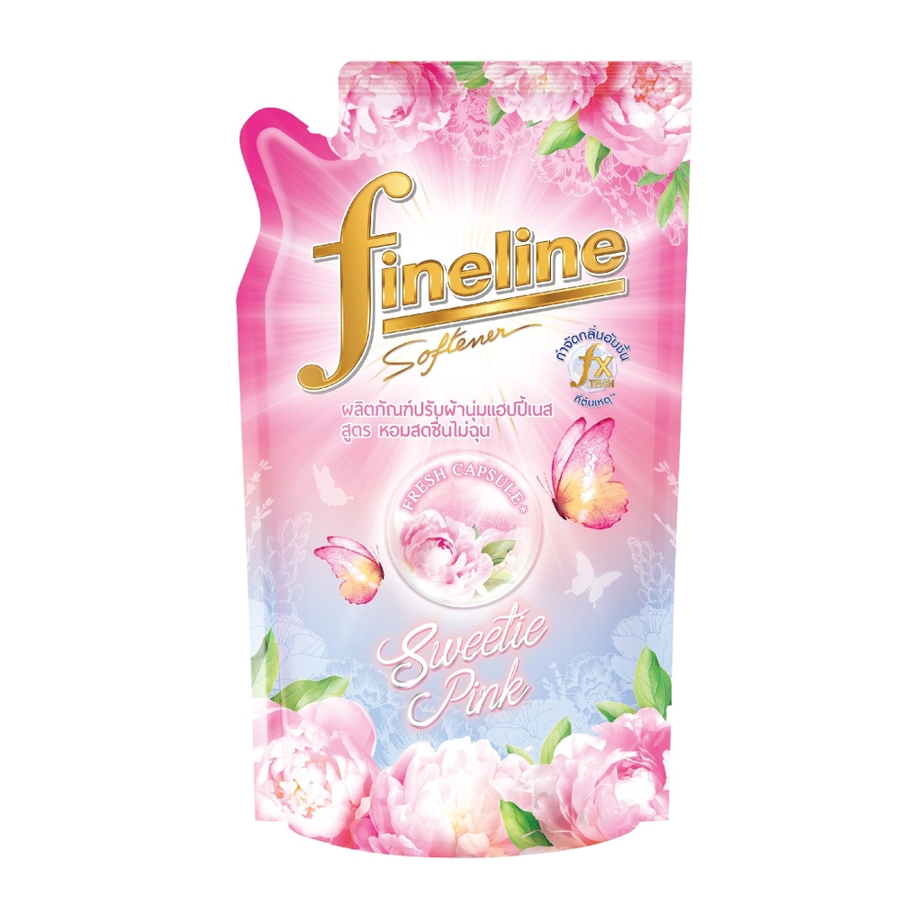 Fineline Fabric Softener Happiness Sweetie Pink 500ML.