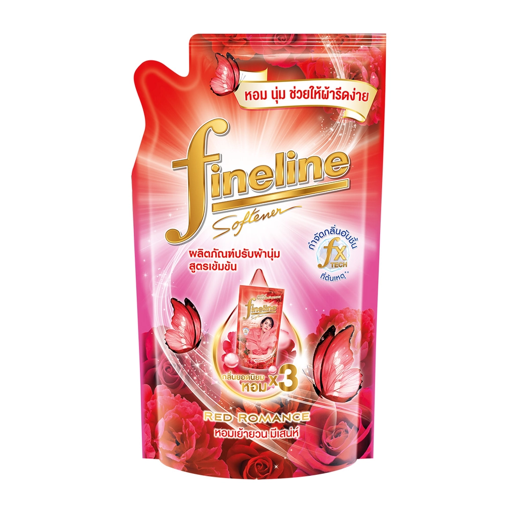 FINELINE FABRIC SOFTENER RED ROMANCE 450 ML.