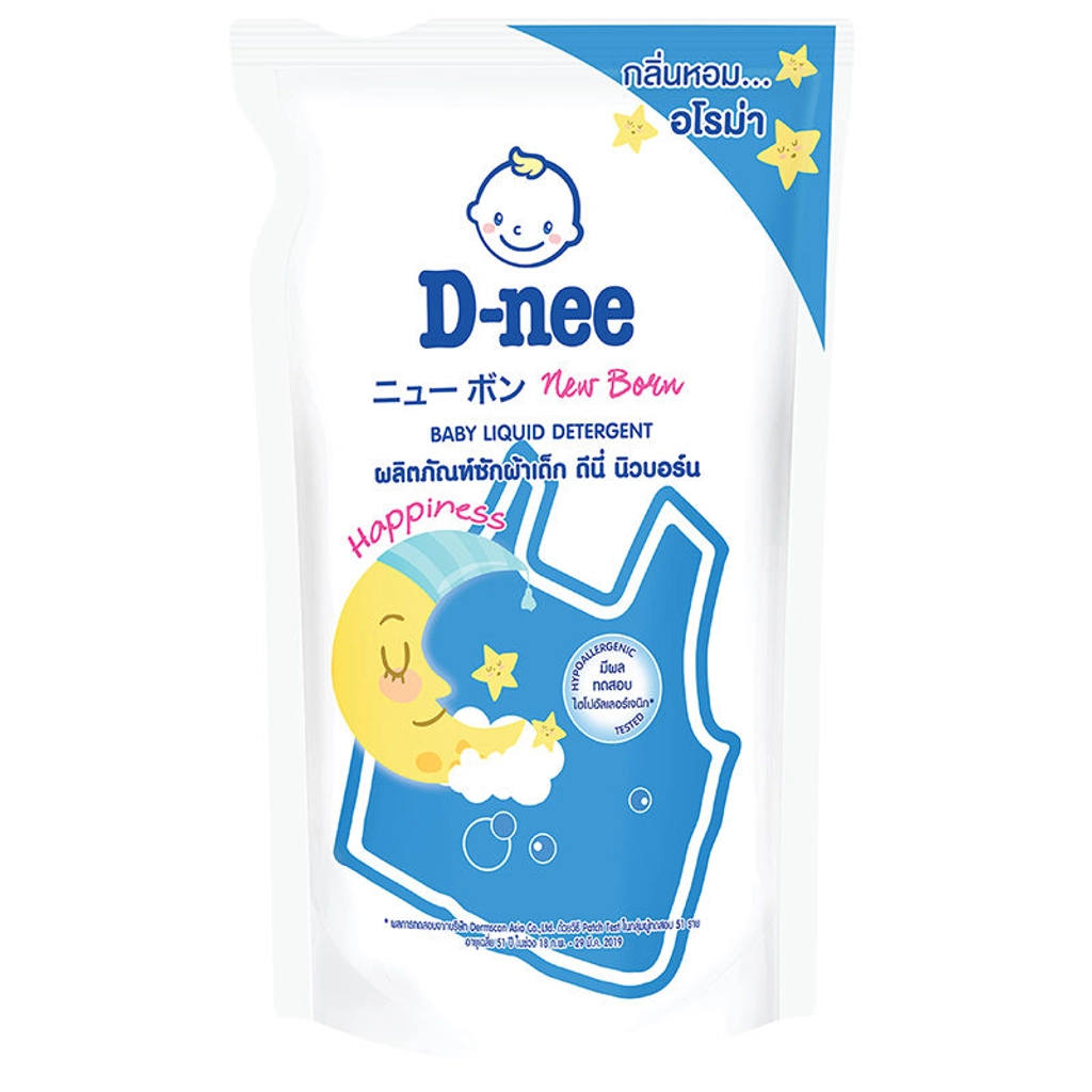 D Nee Baby Liquid Detergent New Born (Refill) 600ML.