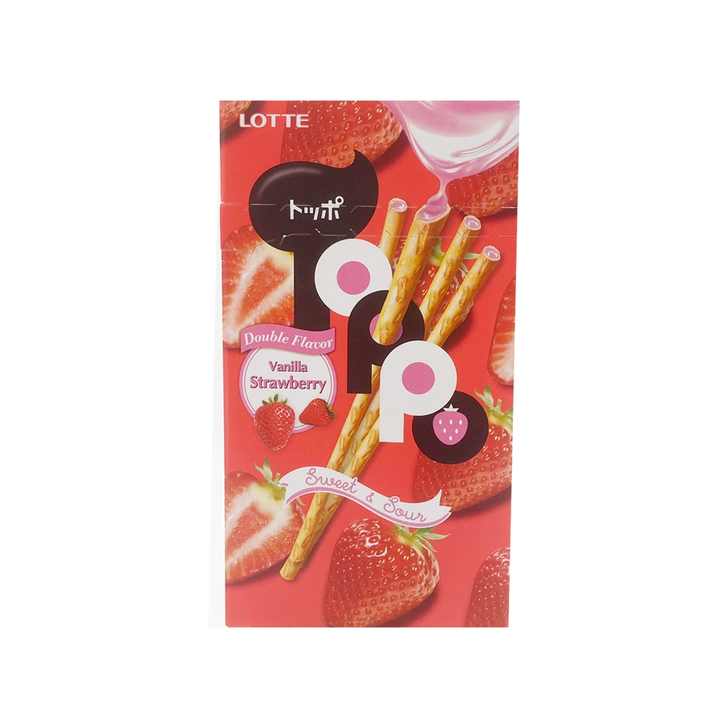 Lotte Toppo Strawberry 40G.