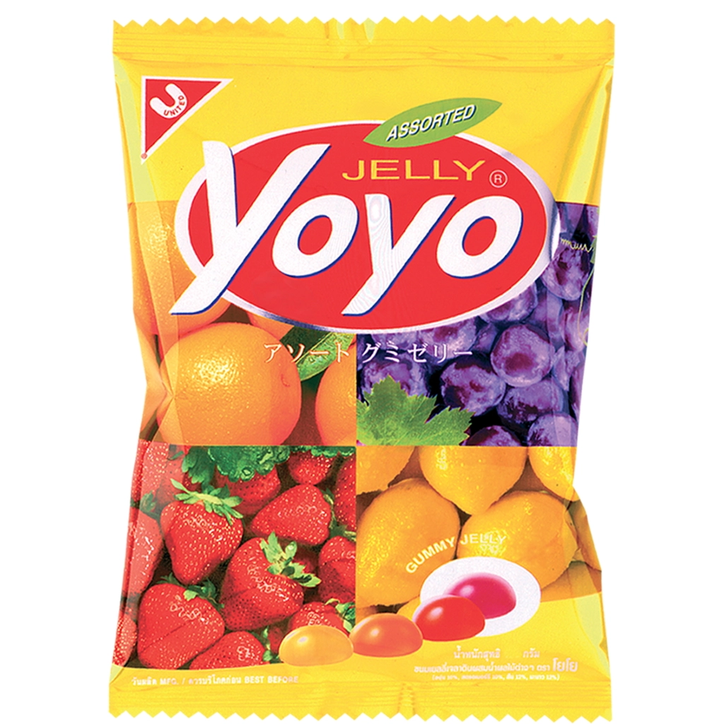 Yoyo Jelly Mixed Fruit Flavour 80G.