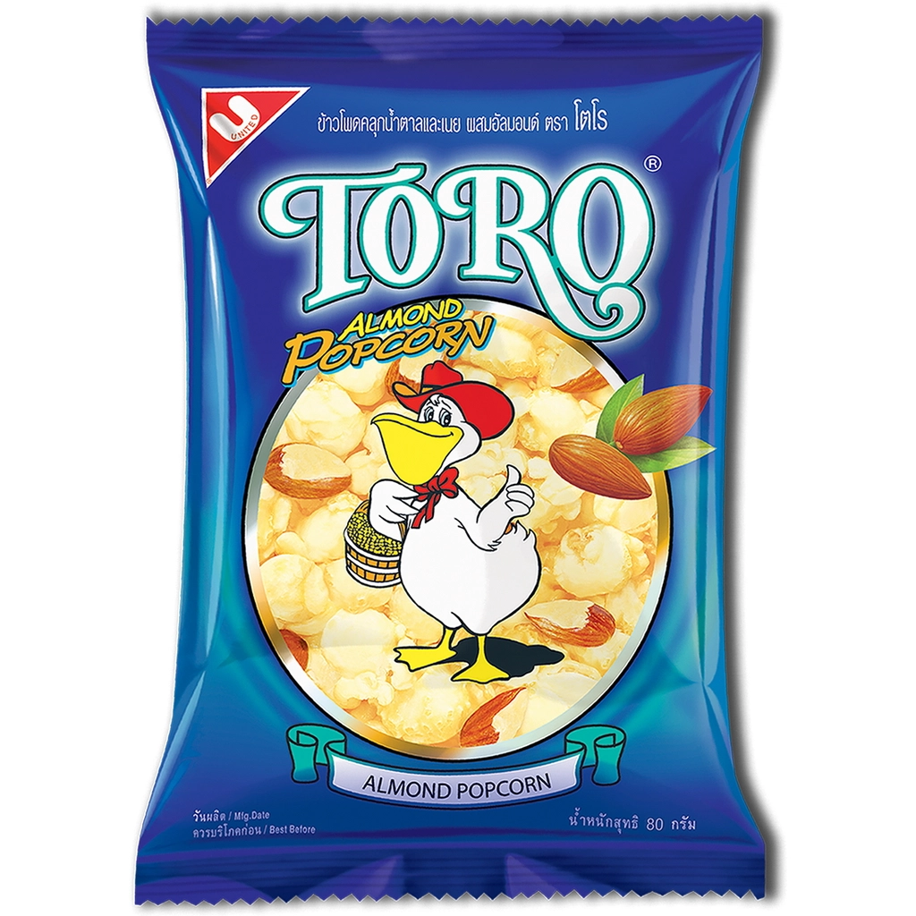 Toro Almond Caramel Popcorn 60G.