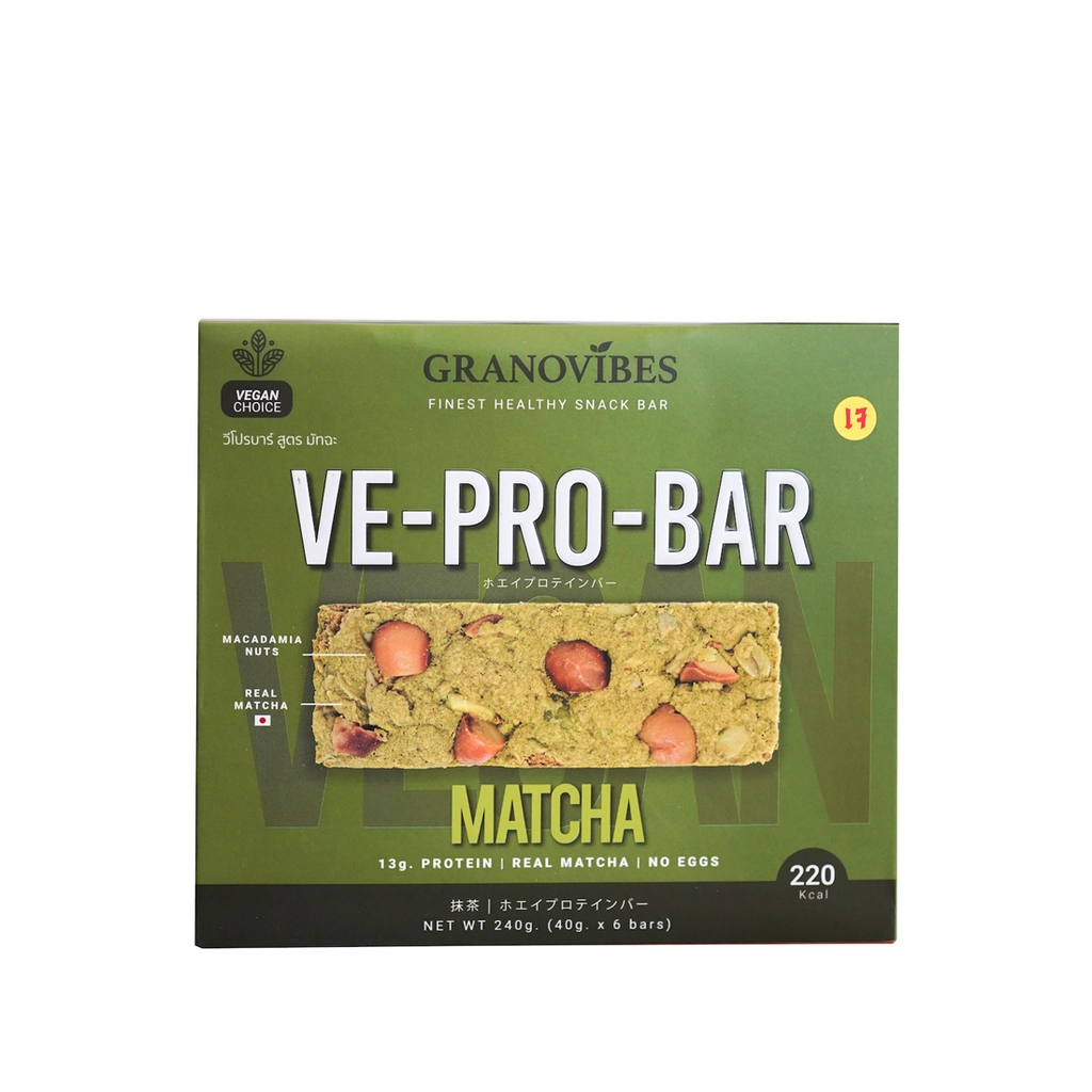 Granovibes Whey Pro Bar Matcha 240G.