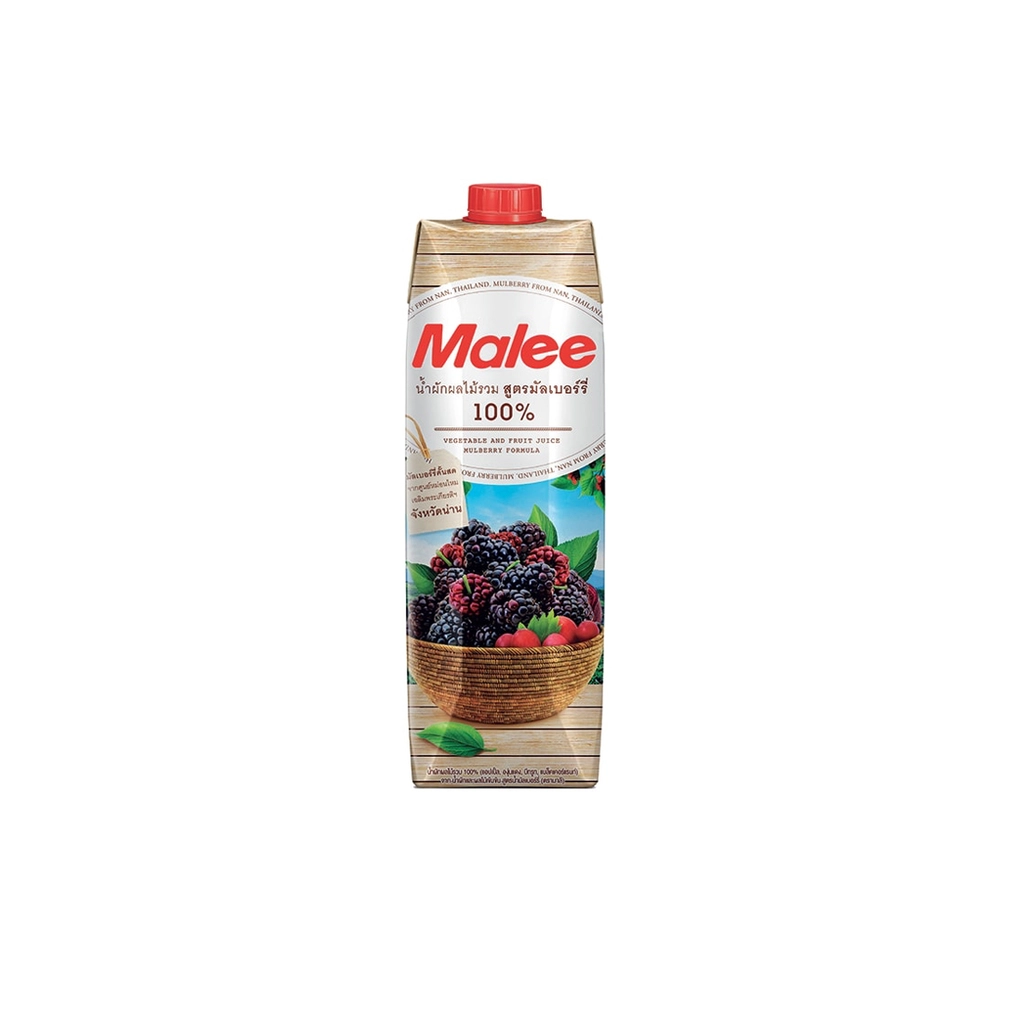 Malee 100% Mixed Fruit Juice Mulberry 1000 ml.