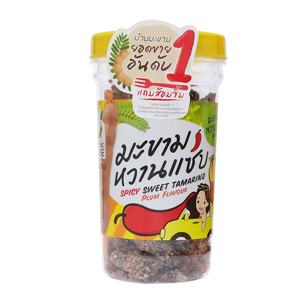 Tamarind House Spicy Sweet Tamarind Plum Flavour 140G.