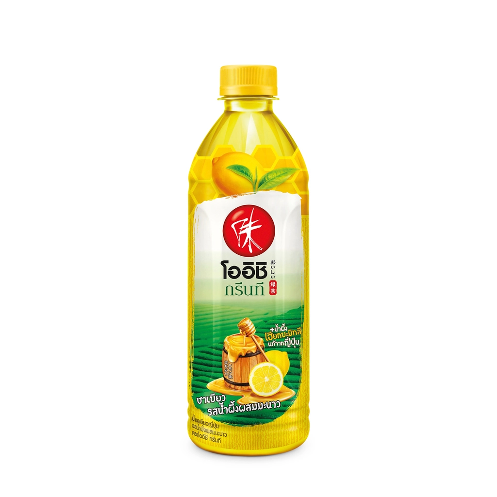 Oishi Green Tea Honey with Lemon 500ML.