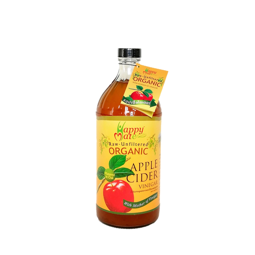 Happy Mate Raw Organic Apple Cider Vinegar 965ML.