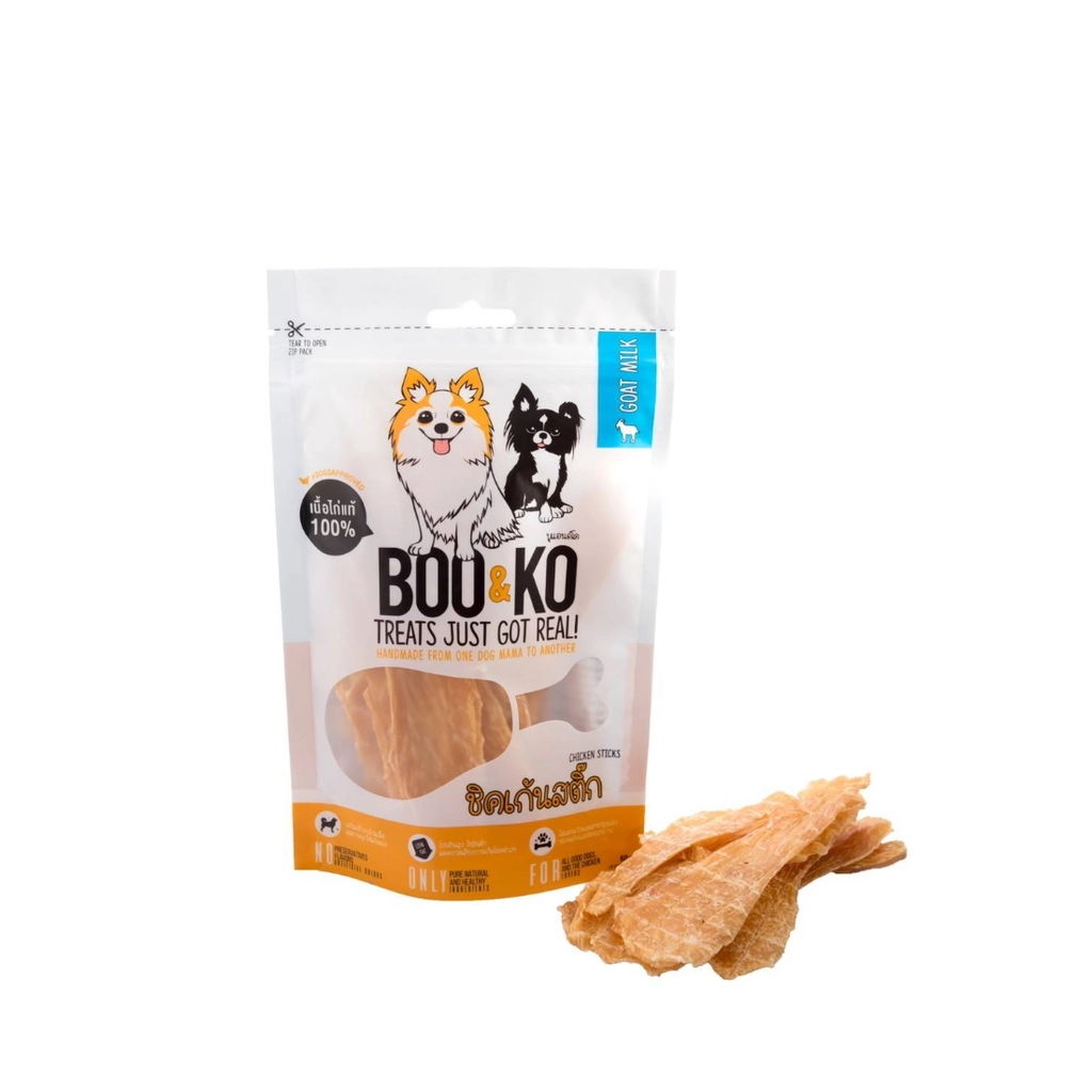 Petclub Boo&Ko Chicken W/Goat Milk 60G.
