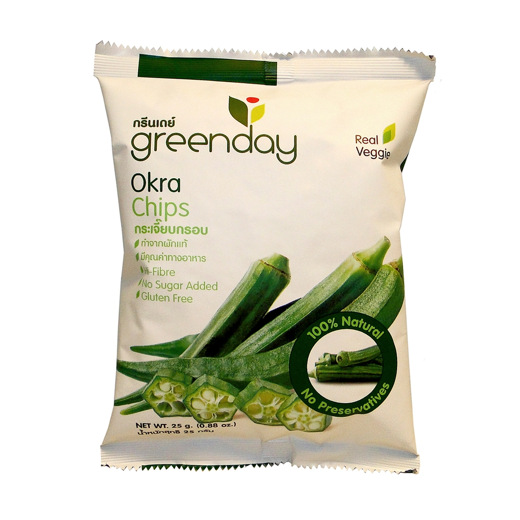 Greenday Okra Chips 25G.