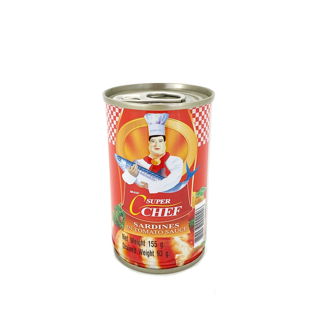 Super C Chef Sardines In Tomato Sauce 155G.