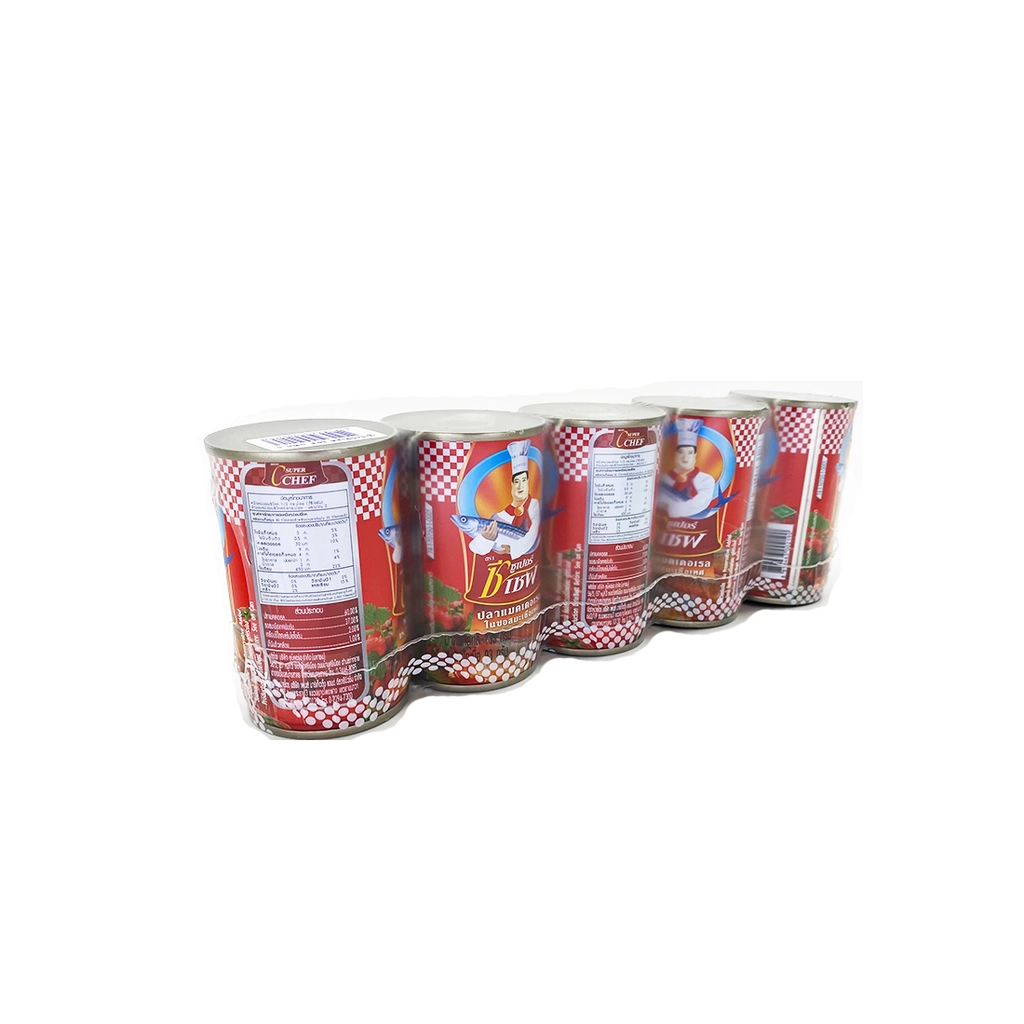 Super C Chef Mackerels In Tomato Sauce 155G.Pack5