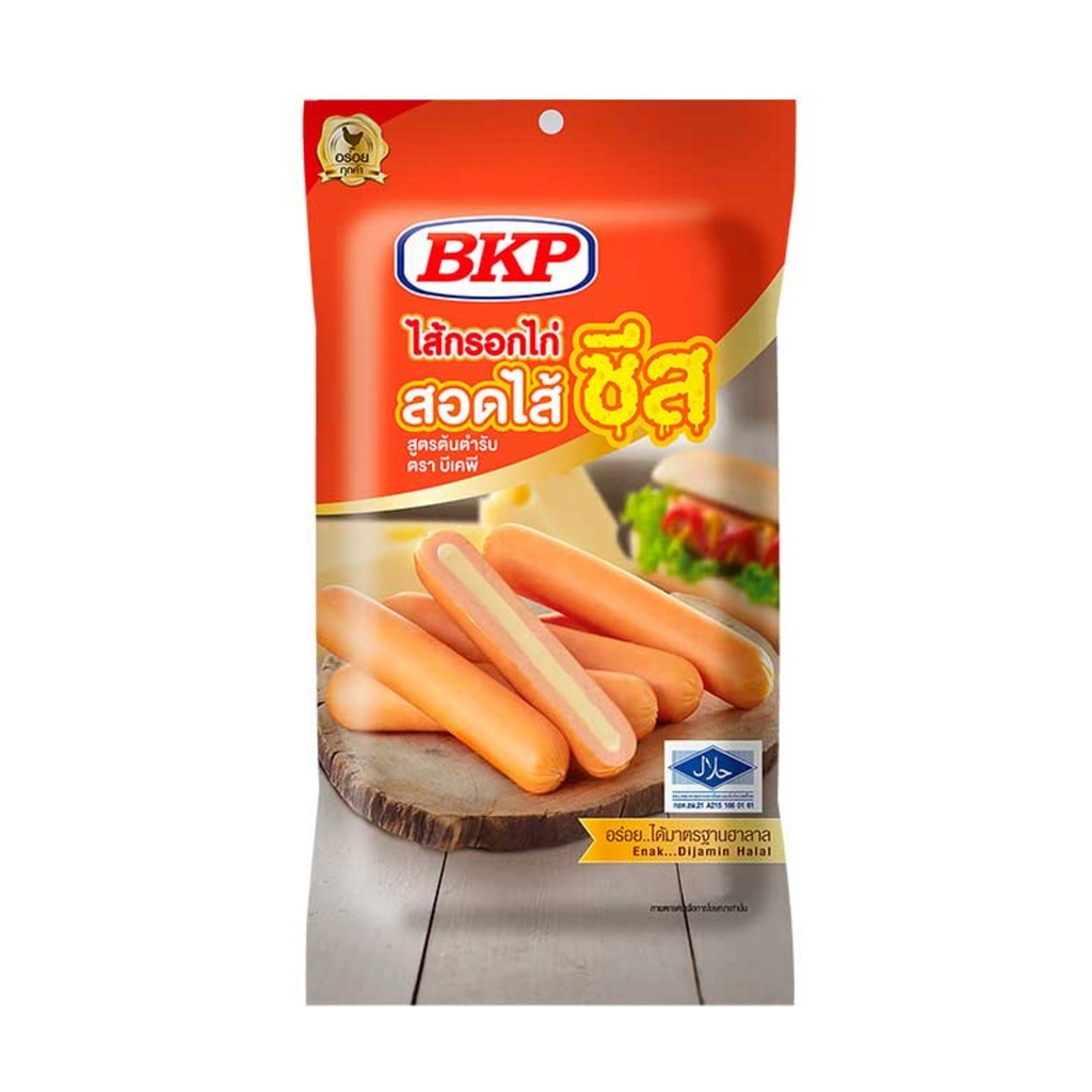 BKP CHEESE CHICKEN SAUSAGE 500G.
