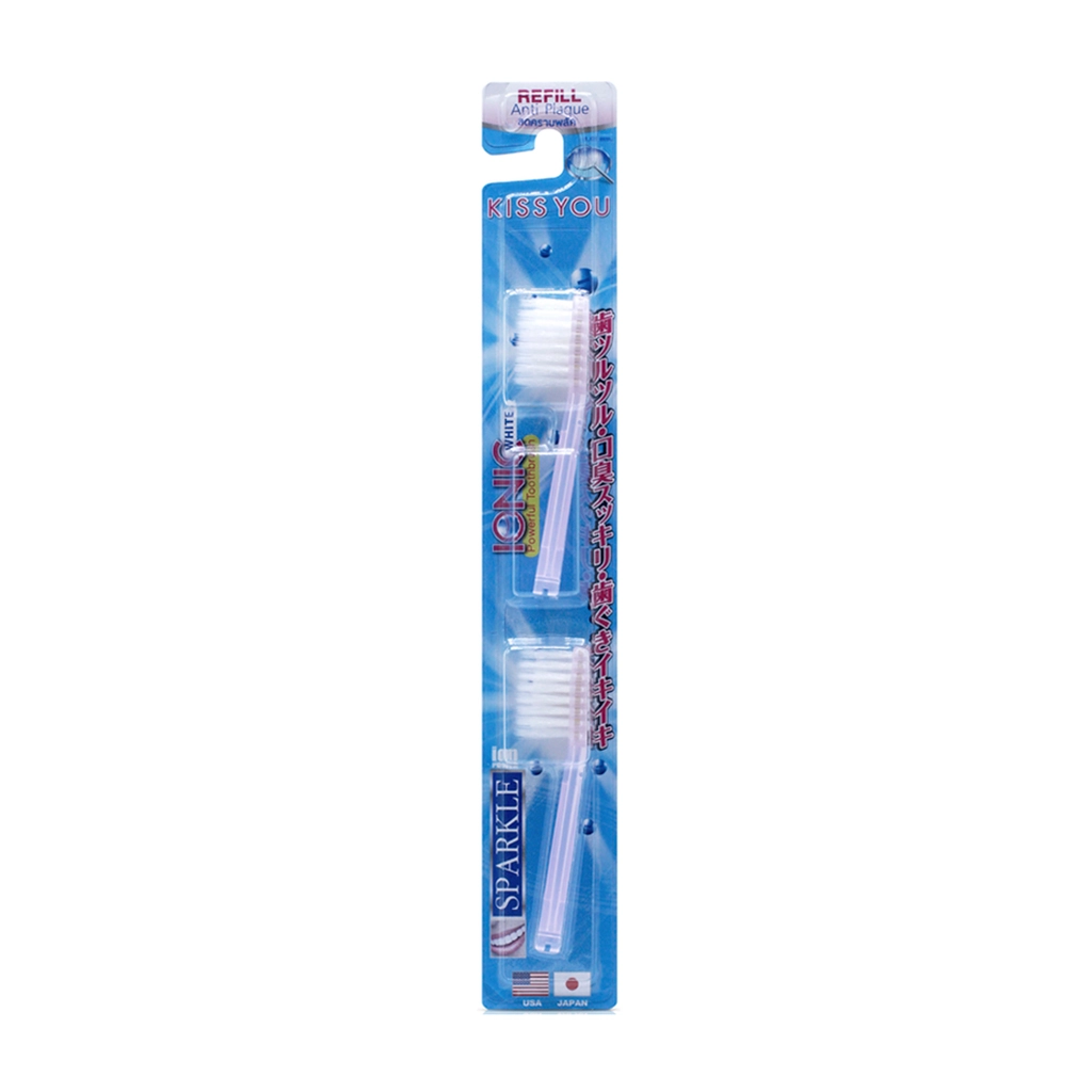 Sparkle Ionic Refill Toothbrush Pack 2