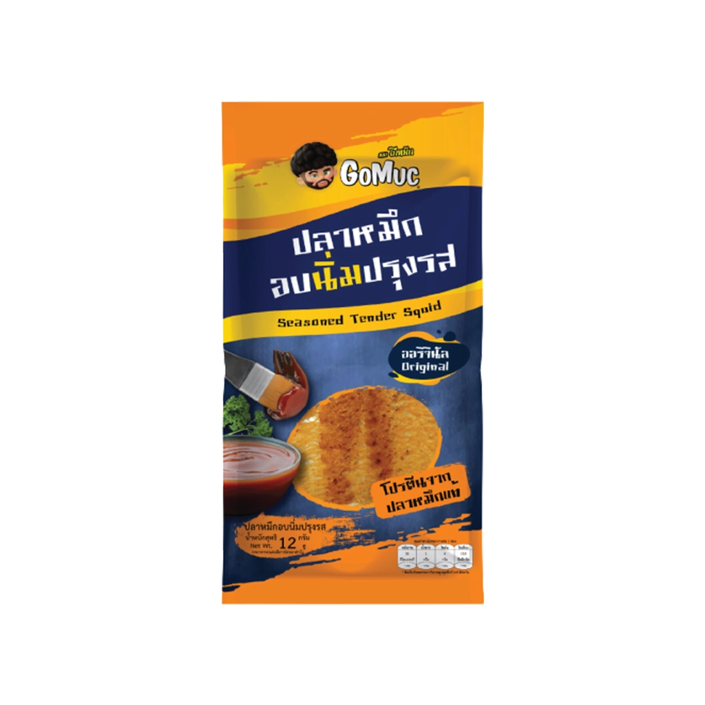 Gomuc Seasoned Tender Squid 12G.