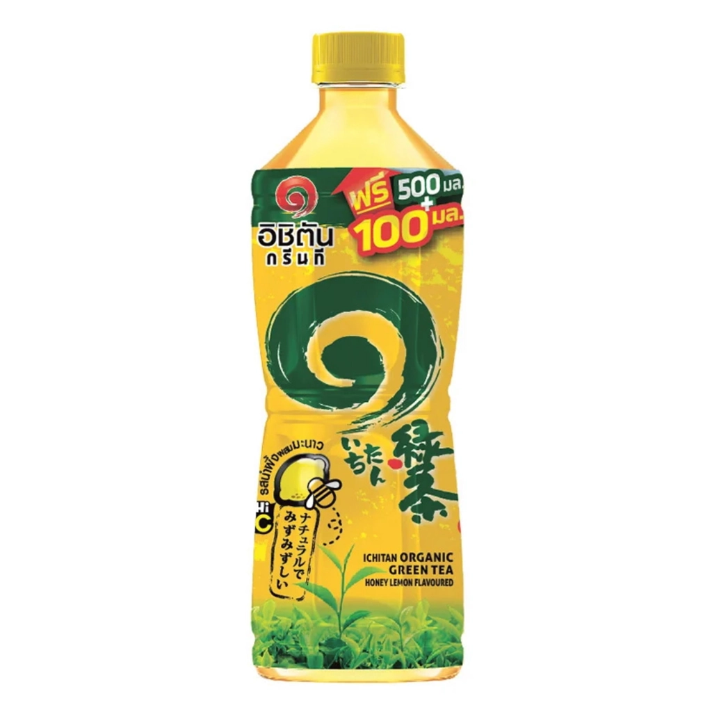 Ichitan Green tea Honey Lemon Flavour 600ML.
