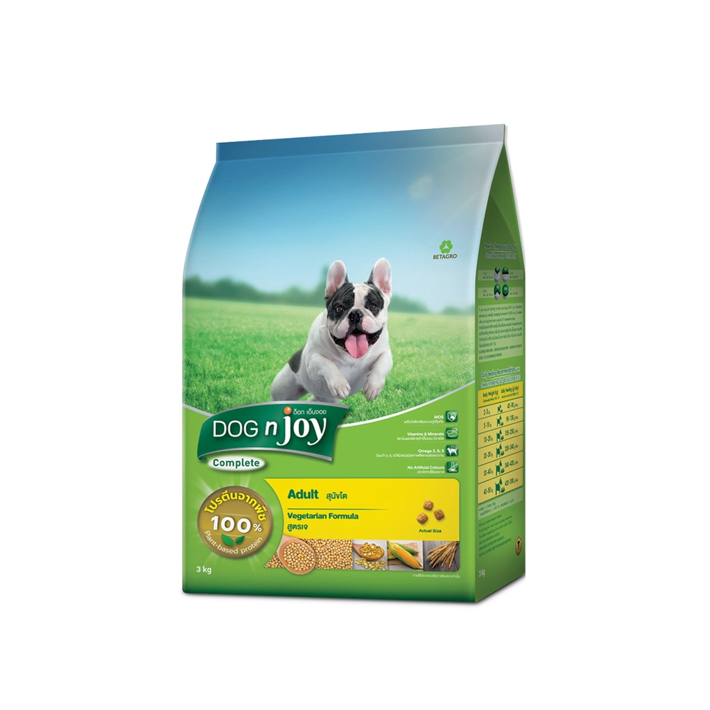 Dog'n Joy Complete Vegetarian Formula Dog Food 3KG.