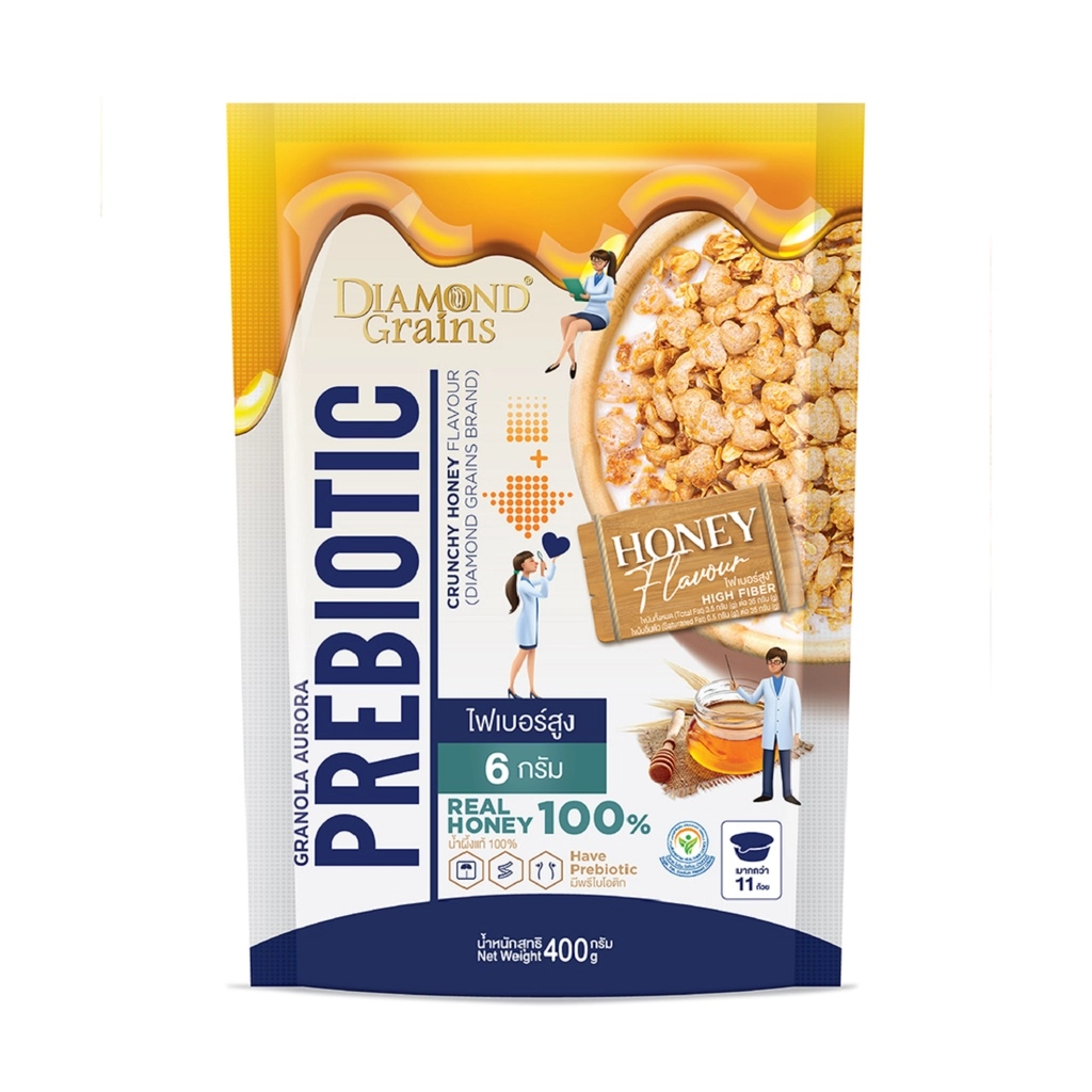 Diamond Grains Prebiotic Honey 400g