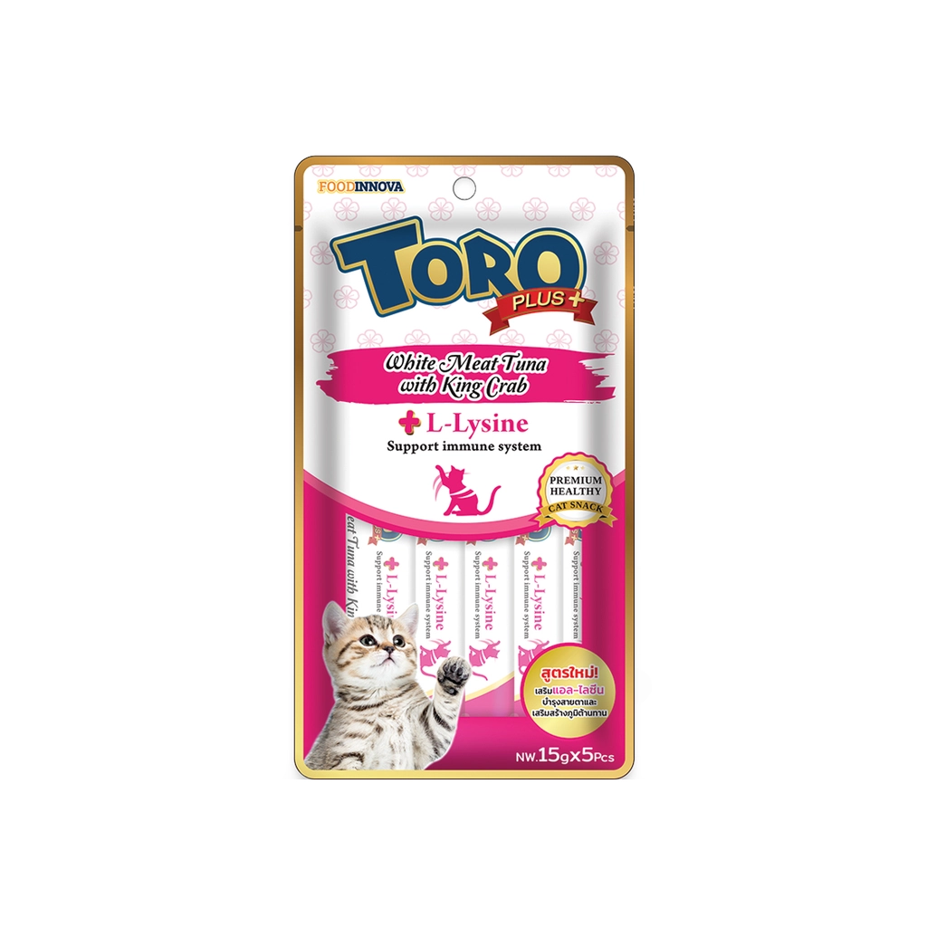 Toro Toro Plus White Meat Tuna With King Crab 15G. Pack 5