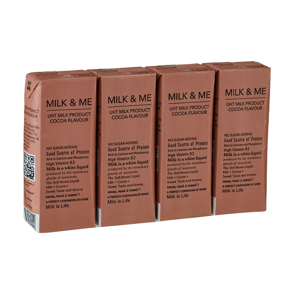 Milk & Me Uht Milk Cocoa Flavor 180 ML