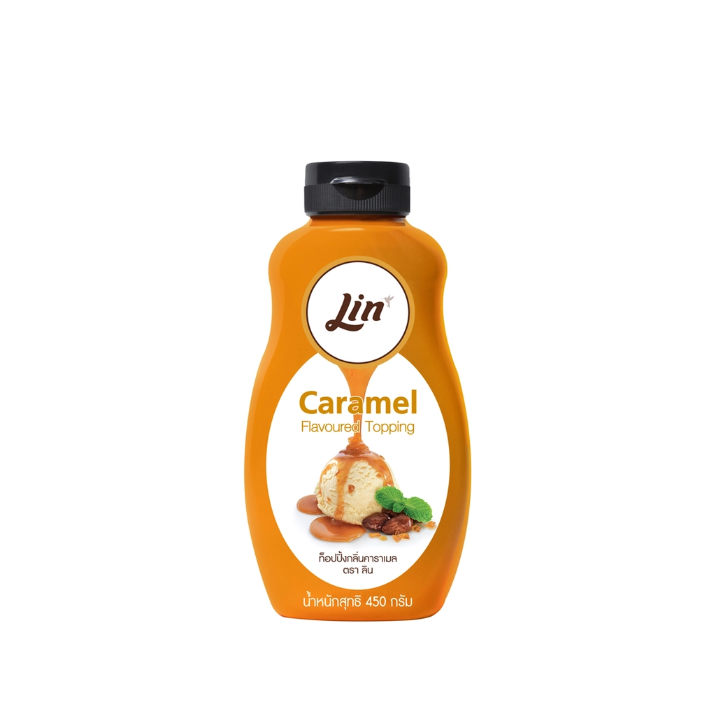 Lin Caramel Flavored Topping 450G.
