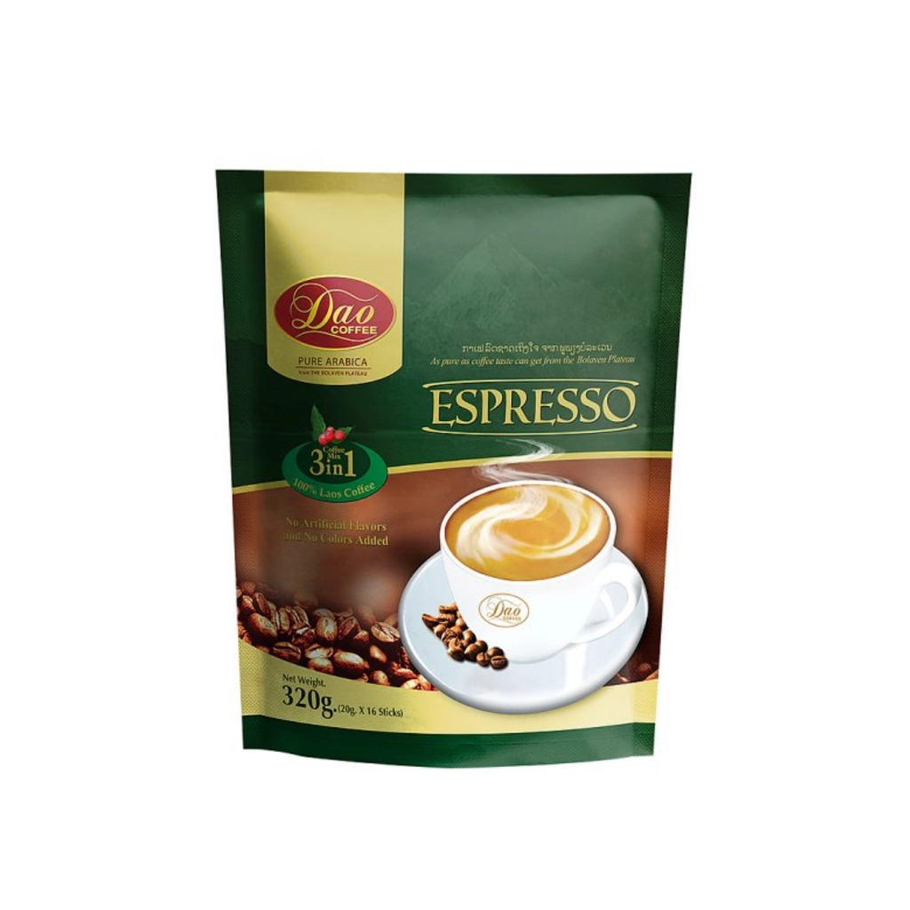 Dao Coffee Espresso 20G. Pack 16