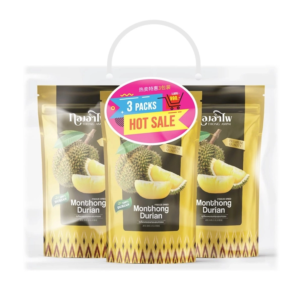 Gmt Thongampai Freeze Dried Durian 72G*3