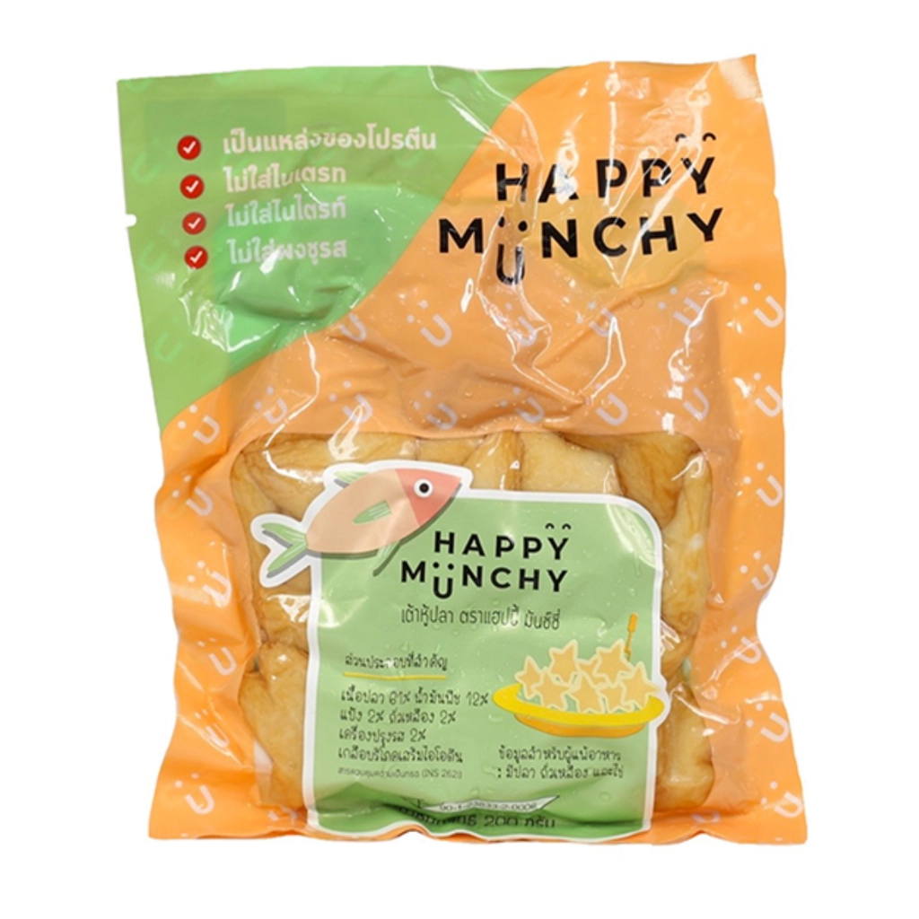 Happy Munchy เต้าหู้ปลา 180ก.