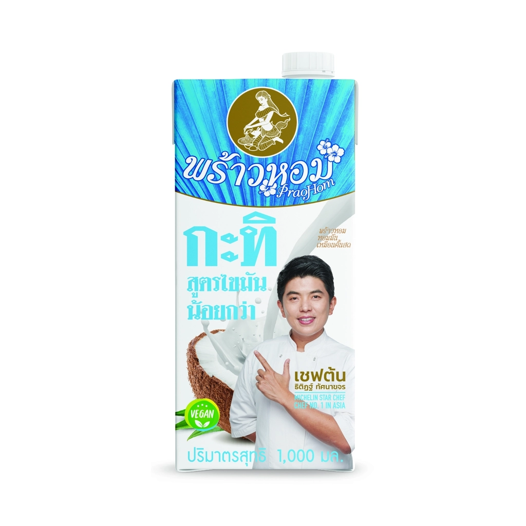 Praohom Coconutmilk Lessfat 1,000 Ml.