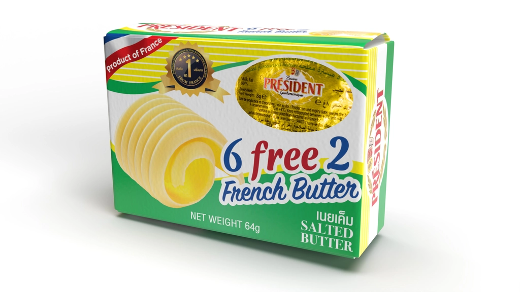 President Salted Butter 8G.