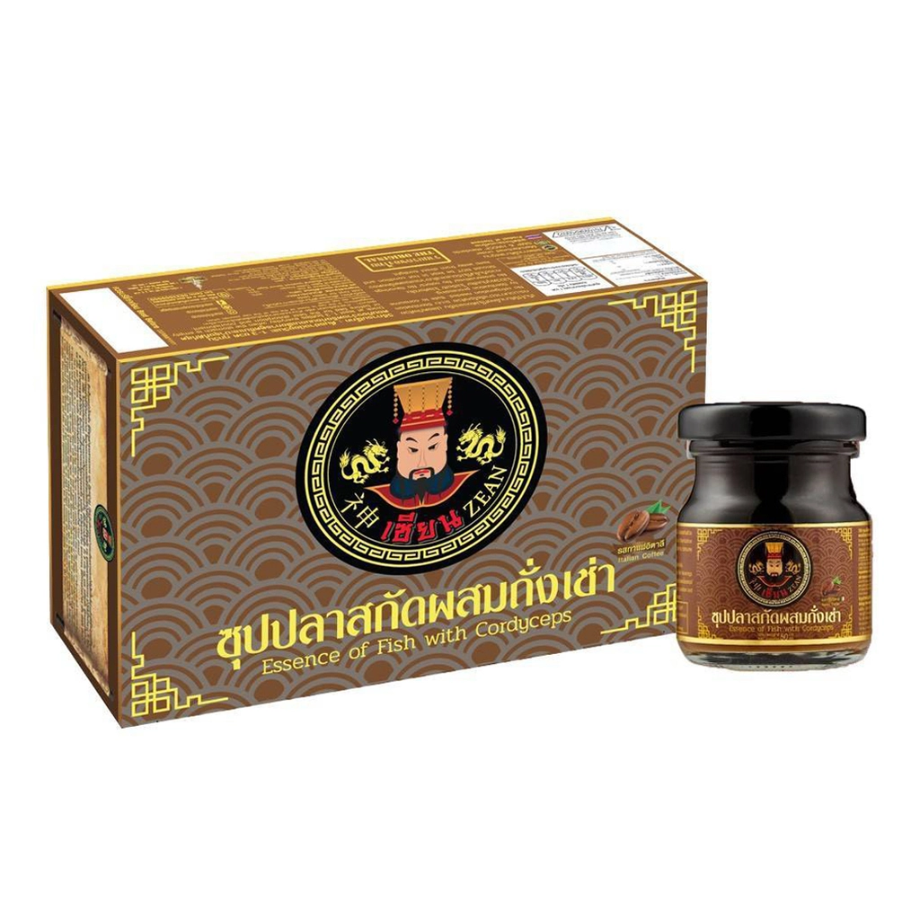Zean Essence Fish&Cordyceps Italian Coffee 50ML. Pack.6