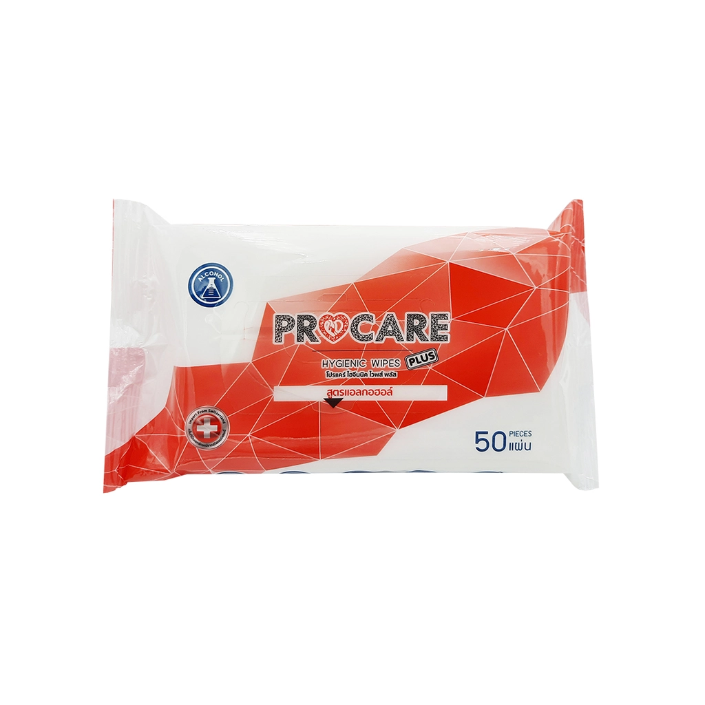 Procare Hygienic Wipes Plus 50PCS.