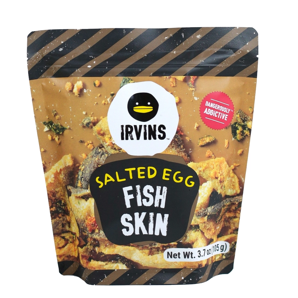 Irvins Salted Egg Fish Skin 105G.