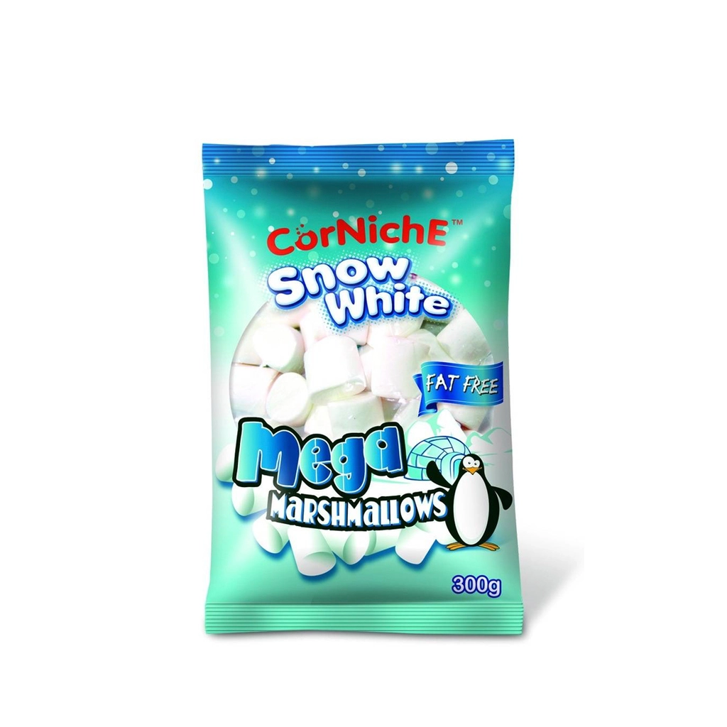 Cornich Snow White Mega Marshmallows 300G.