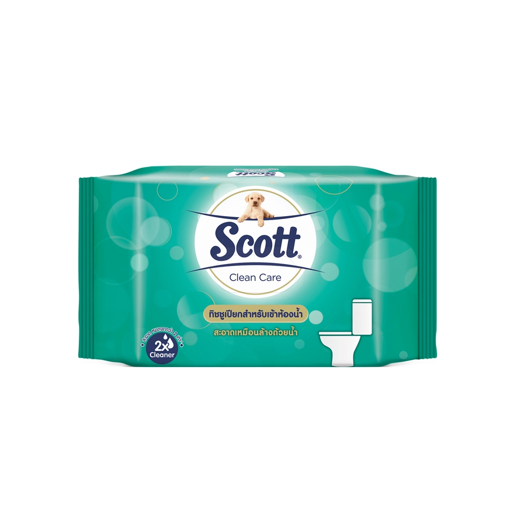 Scott Clean Care Moist Toilet Wipes 38sheets