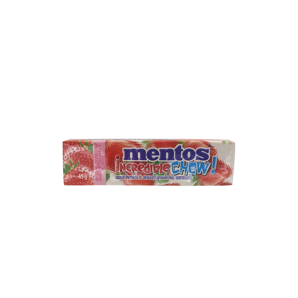 Mentos Incredible Straw 45G.