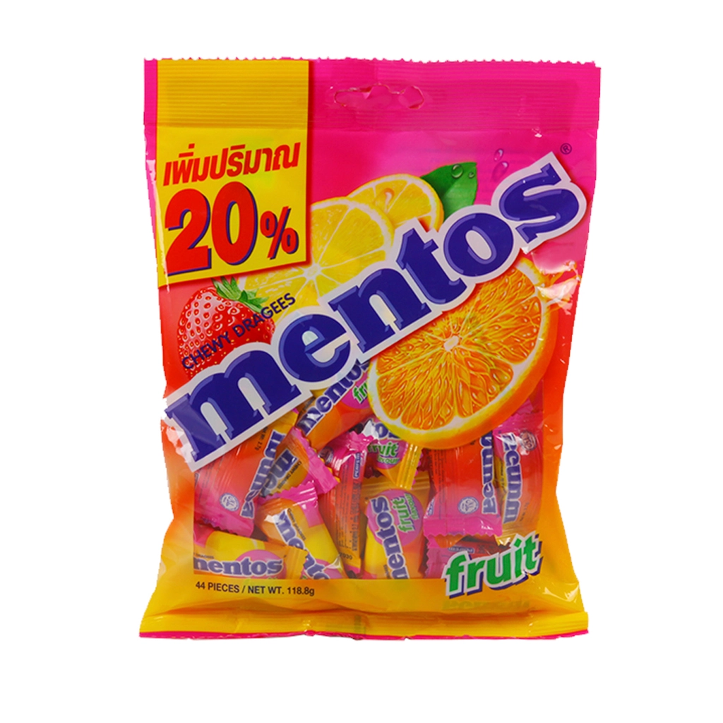 Mentos Mixed Fruit Candy 118.8G.