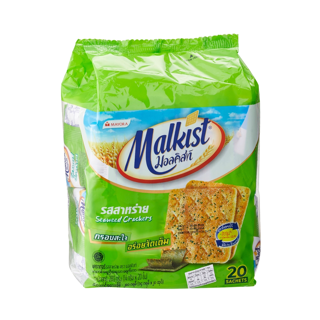 MALKIST CRACKER SEAWEED 14G