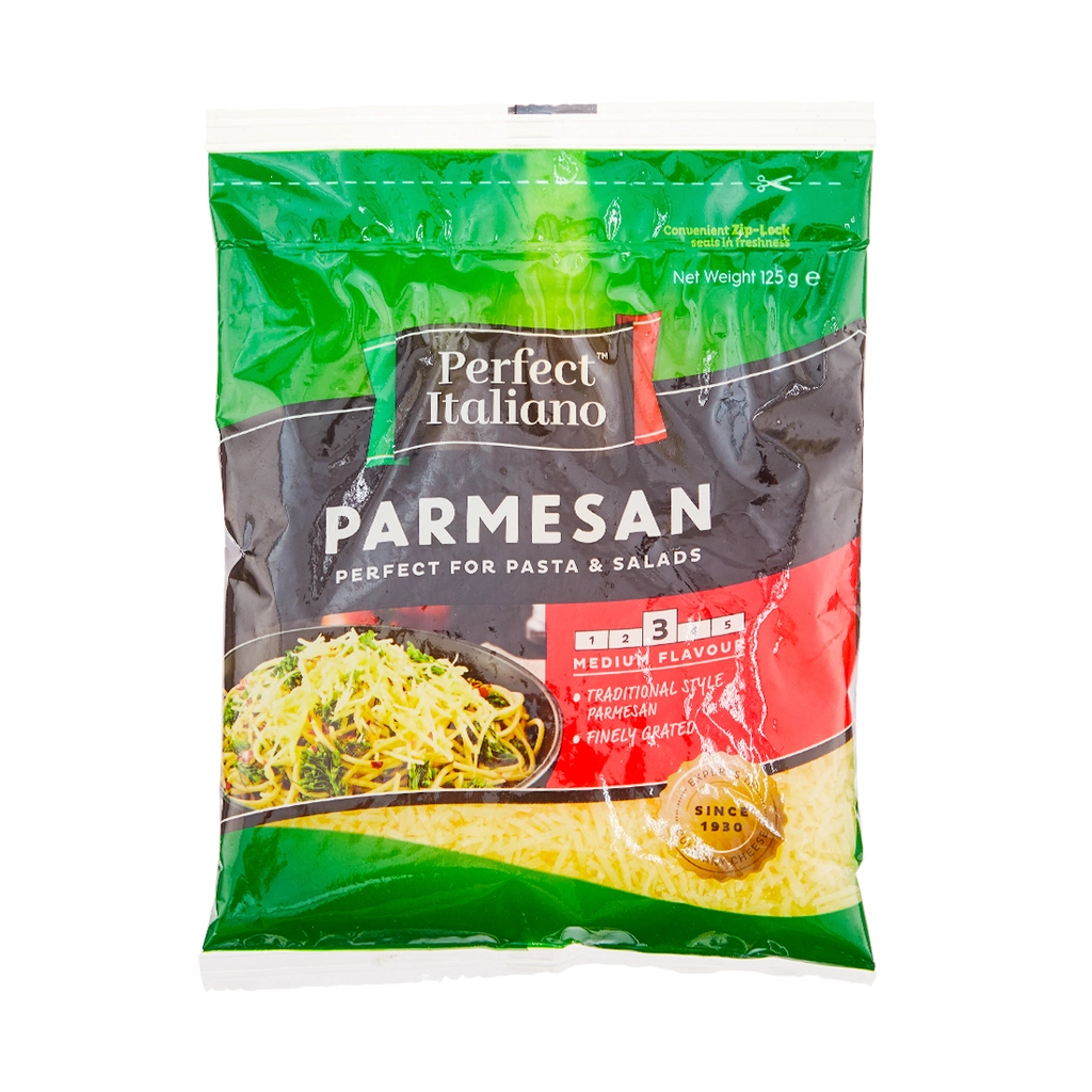 Perfect Italiano Shredded Parmesan Cheese 125G.