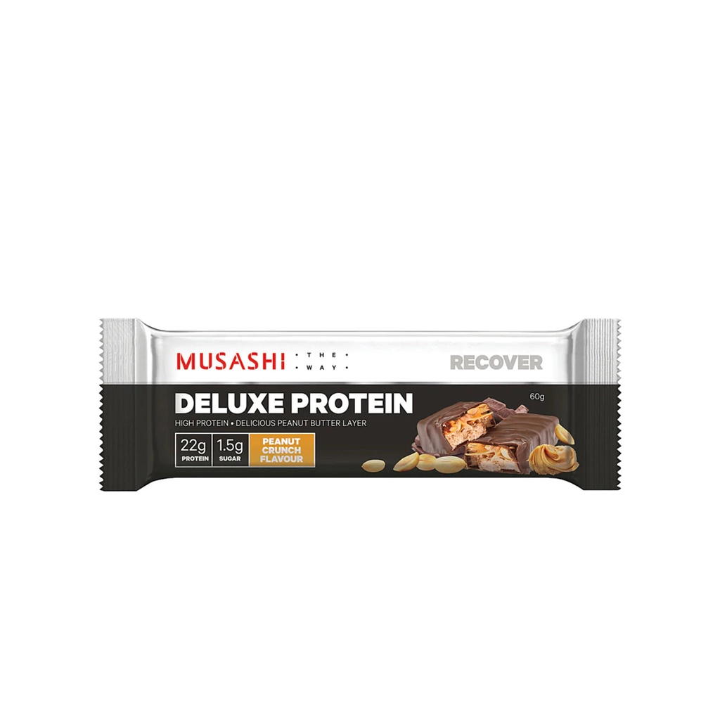 Musashi Deluxe High Protein Bar Peanut Crunch 60G.