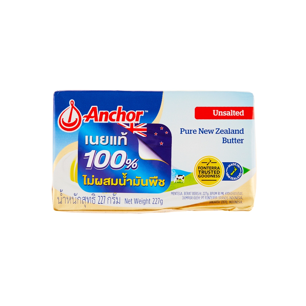 Anchor Unsalted Butter 227G.