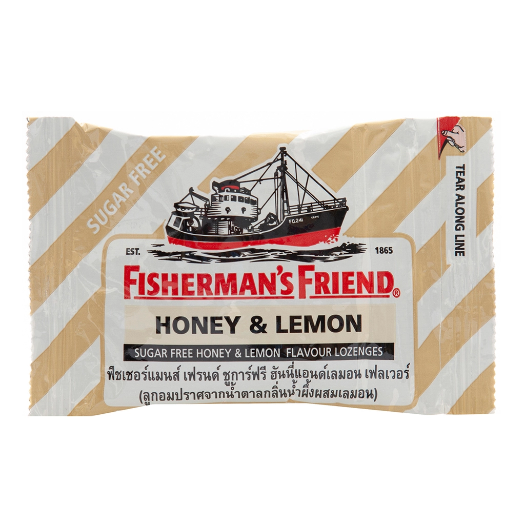 Fisherman's Friend Sugar Free Honey Lemon Candy 25G.